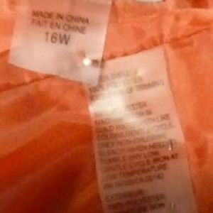 Tan Jay | Jackets & Coats | Tan Jay Size 6w Orange Faux Suede Jacket ...